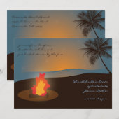 Beach Bonfire Invitation | Zazzle