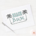Beach Bum Stickers | Zazzle