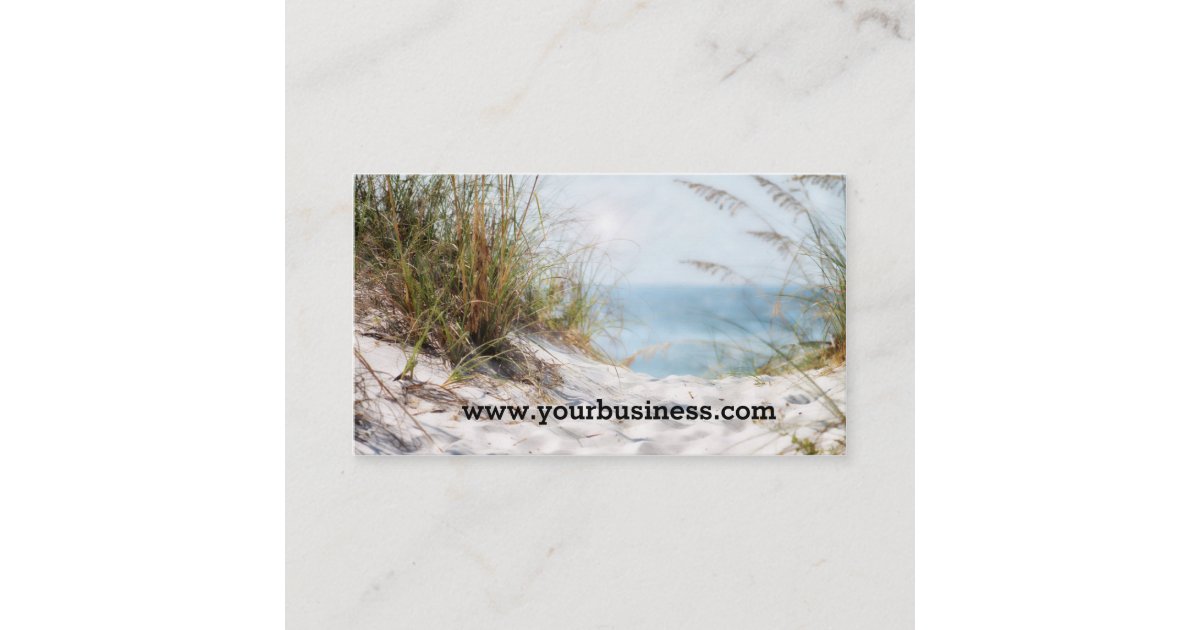 Beach Business Card | Zazzle
