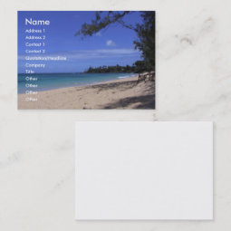 Beach Business Card | Zazzle