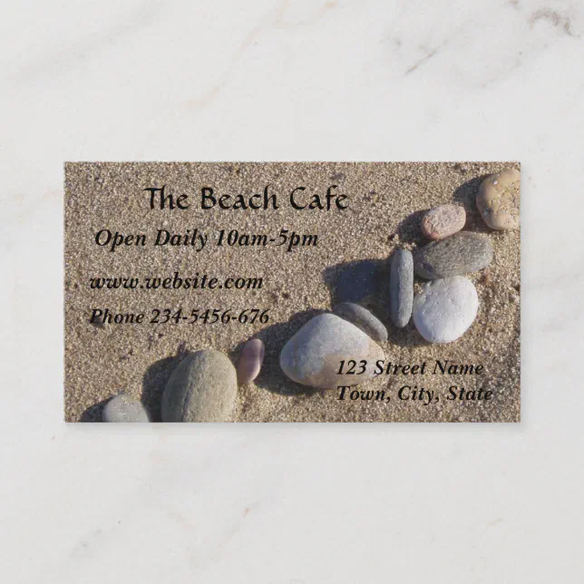 Beach Business Card | Zazzle