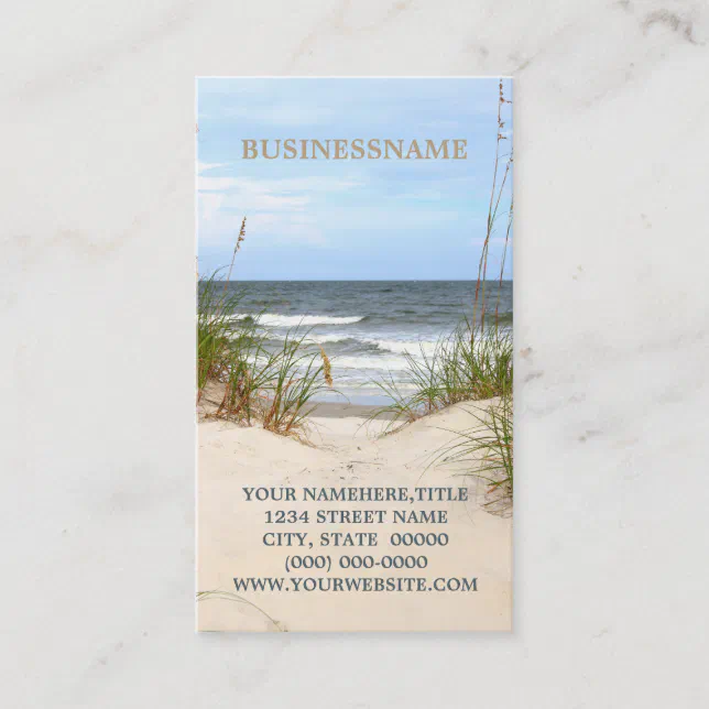Beach Business Cards | Zazzle
