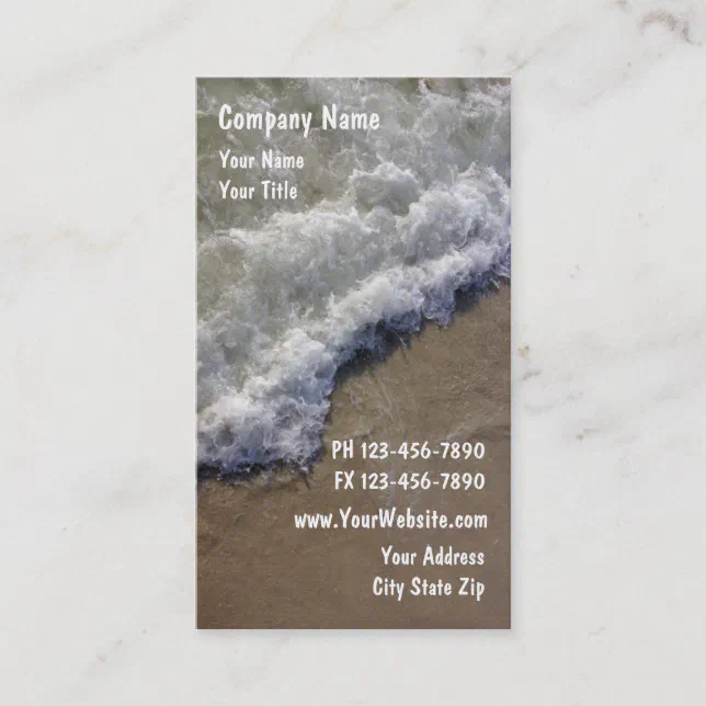 Beach Business Cards | Zazzle