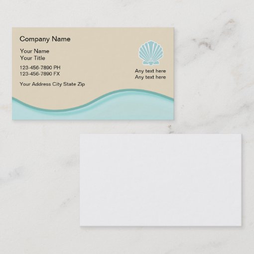 Beach Business Cards | Zazzle