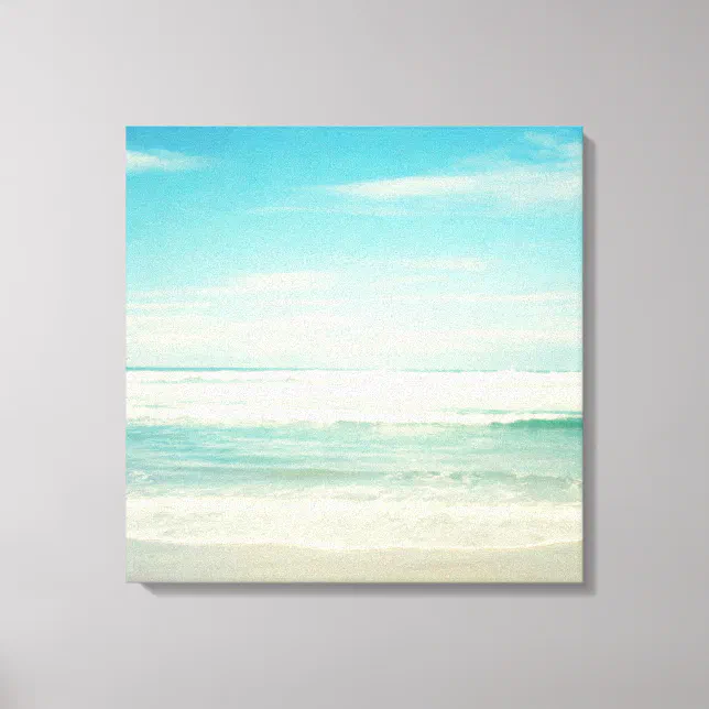 Beach Canvas Print | Zazzle