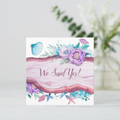 Beach Caribbean Themed Wedding Reception Invitation | Zazzle