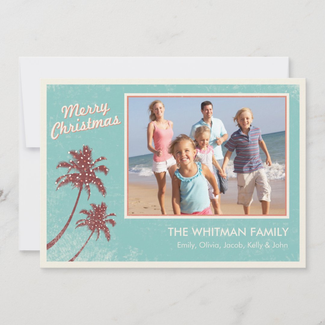 Beach Christmas Cards | Zazzle