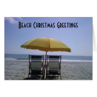 Beach Christmas Cards - Greeting & Photo Cards | Zazzle