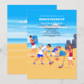 Beach Cleanup Day Invitation | Zazzle