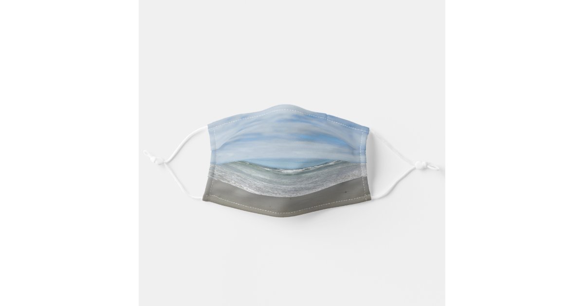 Beach Cloth Face Mask | Zazzle