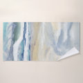 Beach Coastal Wave Ocean Watercolor Home Decor Bath Towel Set | Zazzle
