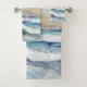 Beach Coastal Wave Ocean Watercolor Home Decor Bath Towel Set | Zazzle