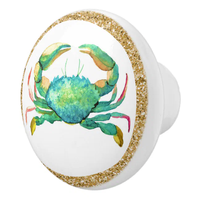 Beach Crab Drawer Knobs | Zazzle