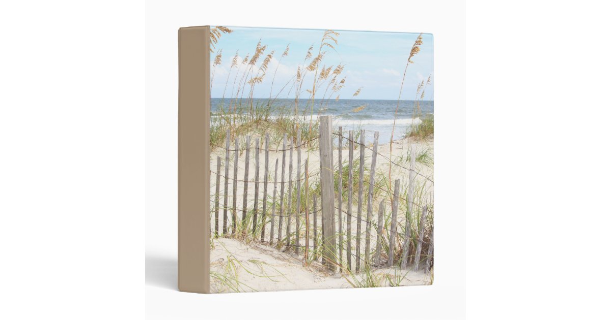 Beach Fence Binder | Zazzle