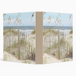 Beach Fence Binder | Zazzle