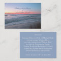 Beach Front View Direction Cards | Zazzle