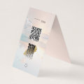 Beach Hanging Display Price Tag with QR and Logo | Zazzle