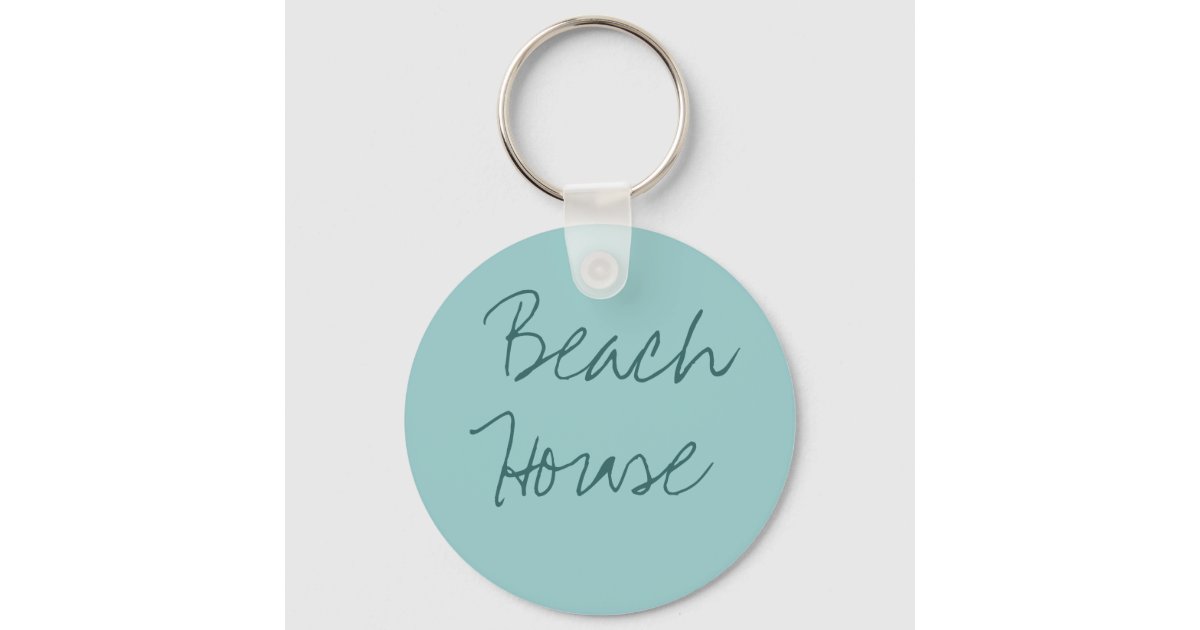 Beach House key chain | Zazzle