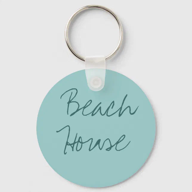 Beach House key chain | Zazzle