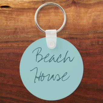 Beach House key chain | Zazzle