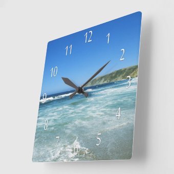 Beach Life Sea Views Ocean Wall Clock | Zazzle