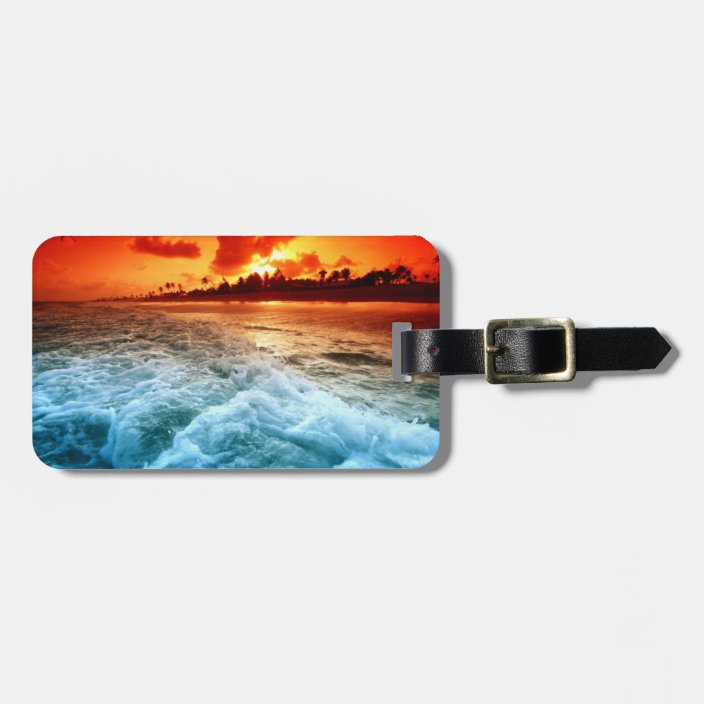Beach Luggage Tag | Zazzle.com