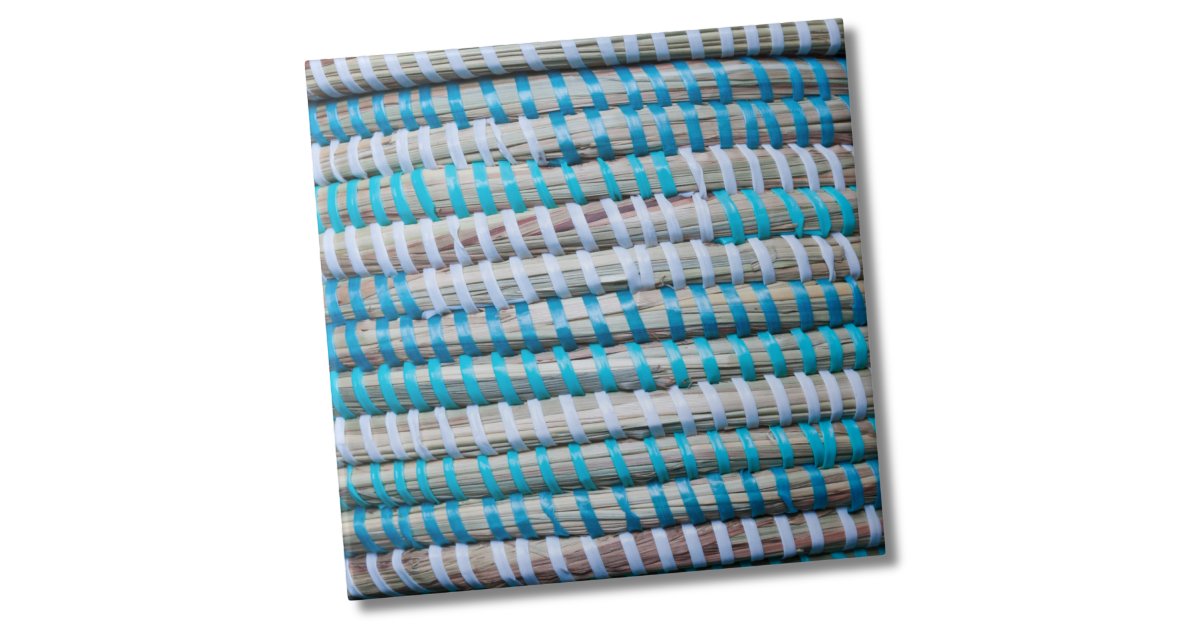 Beach Nautical Blue Rope Pattern Ceramic Tile | Zazzle