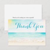 Beach Nautical Cruise Employee Appreciation Thank You Card | Zazzle