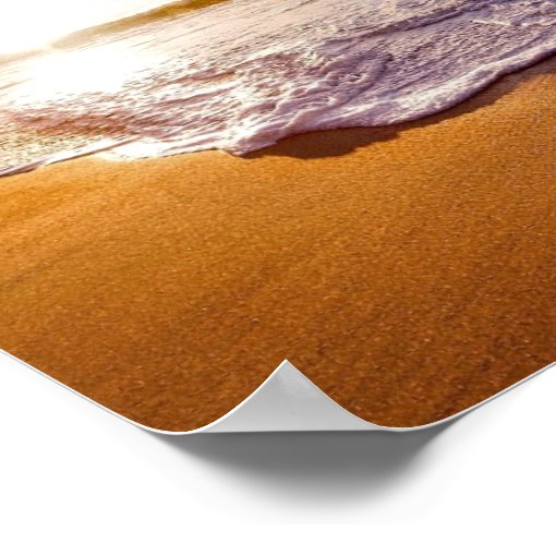 BEACH OCEAN BEAUTIFUL TROPICAL POSTER | Zazzle