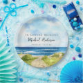 Beach Ocean Memorial Funeral Wake Paper Plates | Zazzle