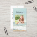 Beach Ocean Photo Funeral Memorial Prayer Card | Zazzle