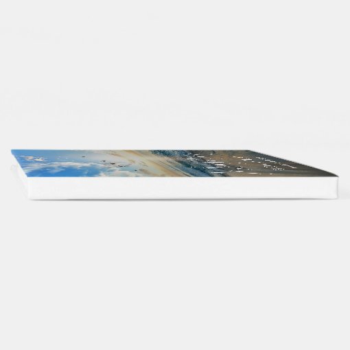 Beach Ocean Photo Memorial or Funeral Guest Book | Zazzle
