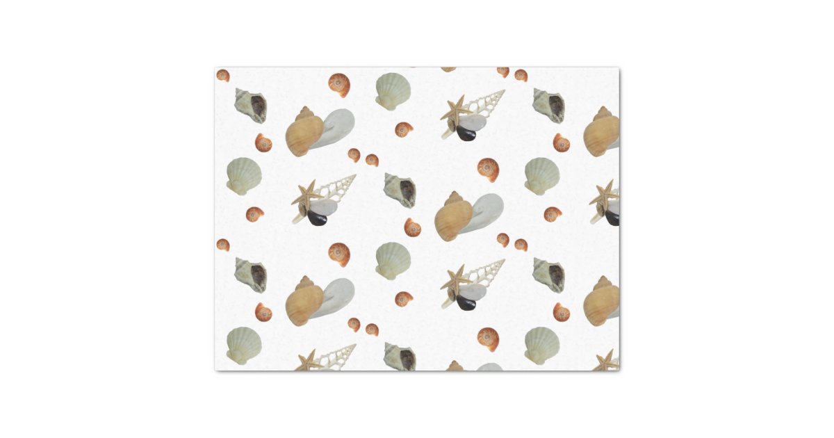 Beach ocean summer decoupage nautical coastal tissue paper | Zazzle
