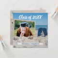 Beach Party Graduation Photo Invitation | Zazzle