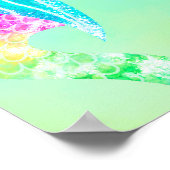 Beach party mermaid tails Kids birthday welcome Poster | Zazzle