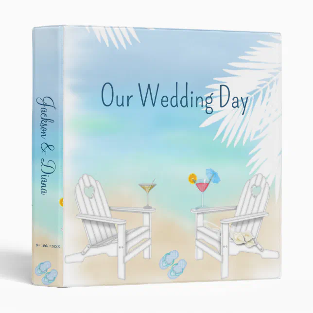 Beach Photo Album. Binder | Zazzle