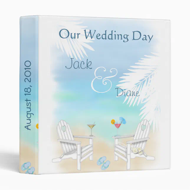 Beach Photo Album. Binder | Zazzle