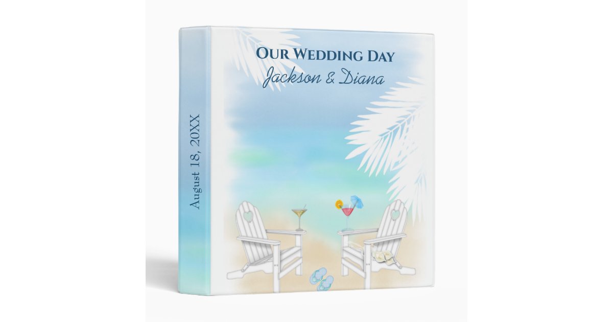Beach Photo Album. Binder | Zazzle