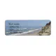 Beach photo label | Zazzle