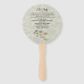 Beach Photo Wedding Party Hand Fan | Zazzle