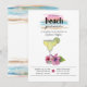 Beach Picnic Sundowner Margarita Hibiscus Birthday Invitation | Zazzle