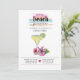 Beach Picnic Sundowner Margarita Hibiscus Birthday Invitation | Zazzle