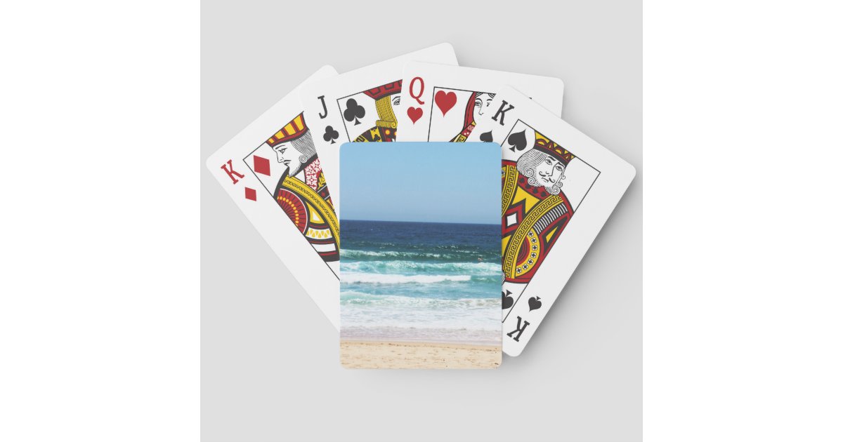 Beach Playing Cards | Zazzle