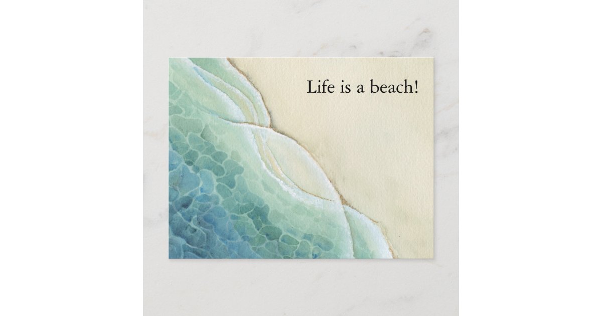 Beach Postcard | Zazzle
