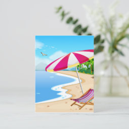 Beach Postcard | Zazzle