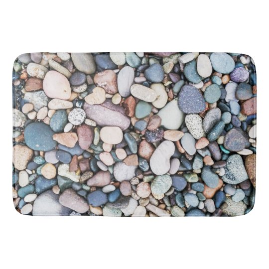 Beach Rocks and Pebbles Bath Mat | Zazzle.com