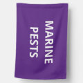 Beach Safety Flag - Marine Pests - Purple | Zazzle
