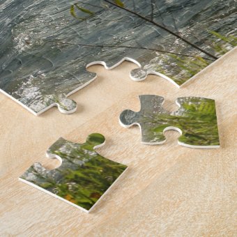 Beach Sand Ocean Nature Tropical Paradise Jigsaw Puzzle | Zazzle