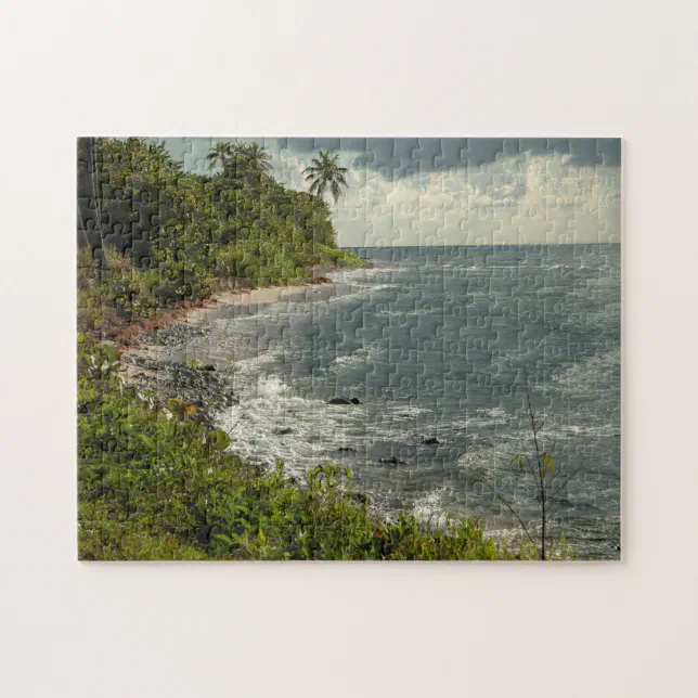 Beach Sand Ocean Nature Tropical Paradise Jigsaw Puzzle | Zazzle