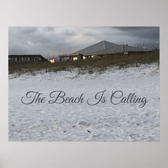 Beach Sand Poster | Zazzle